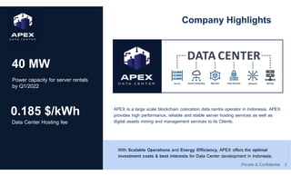 FS AWAL - Apex Colocation - Batam DC Feasibility Study.pptx