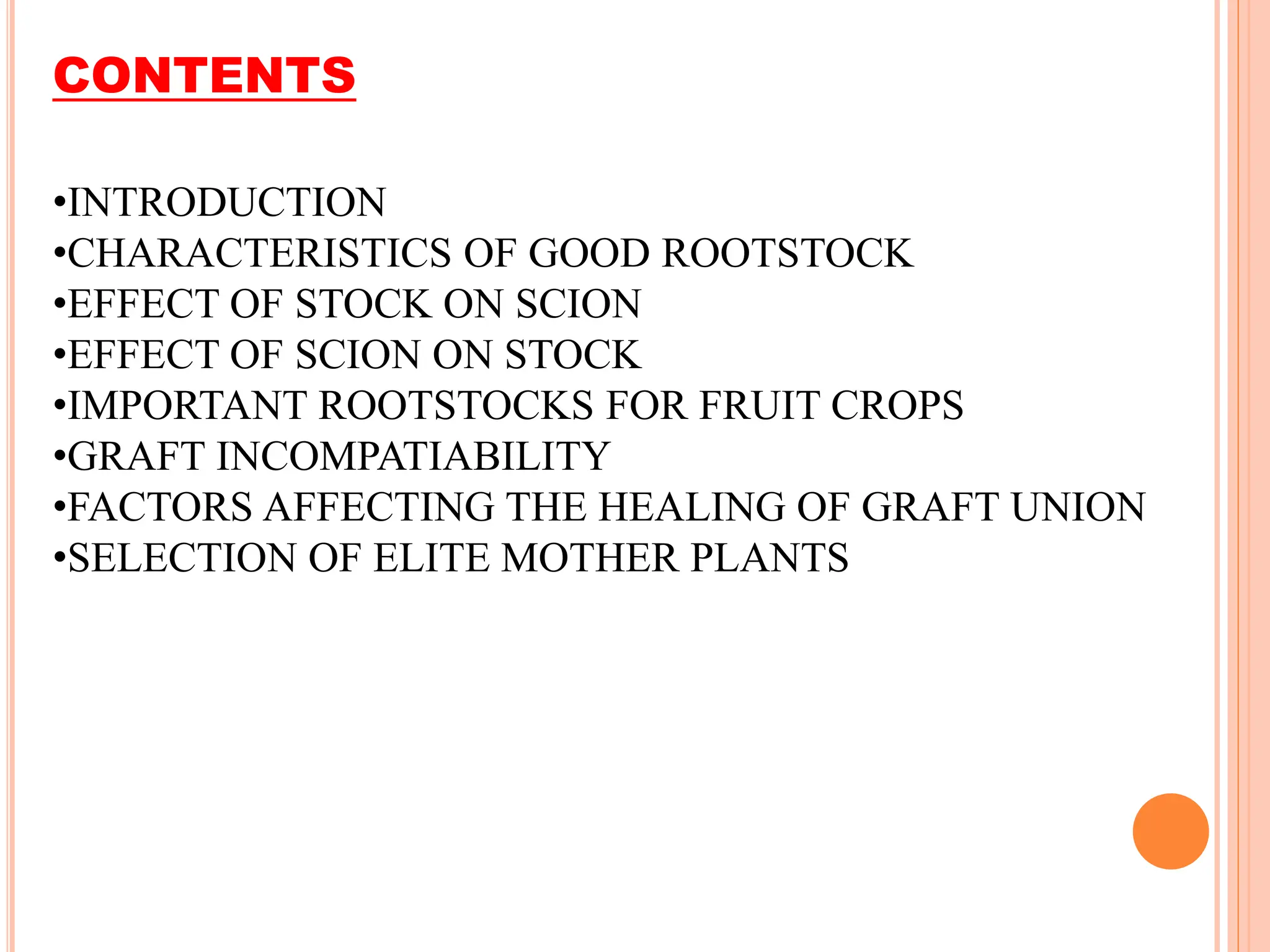 Rootstock scion and Interstock Relationship Selection of Elite Mother ...
