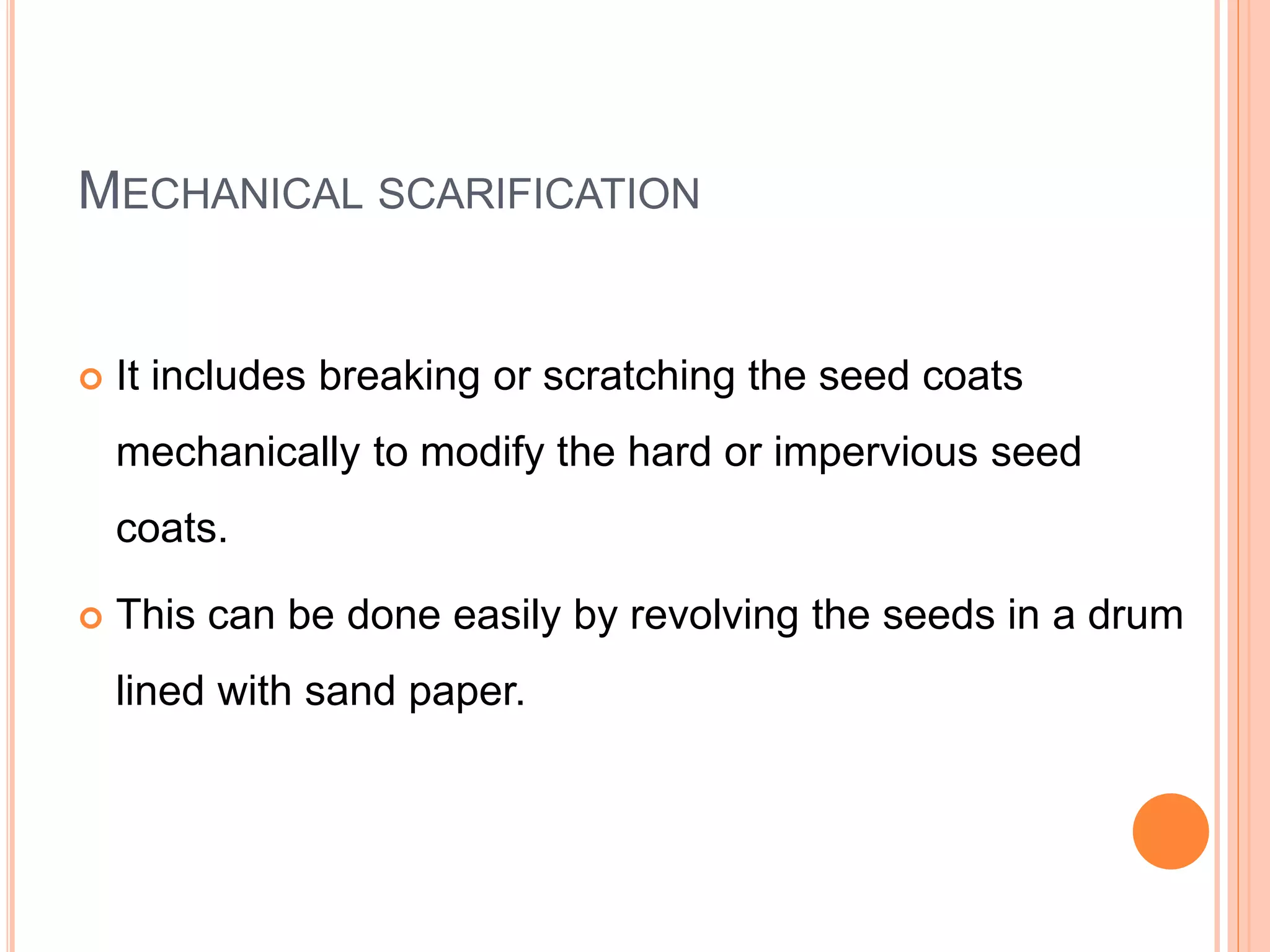 Types of seed dormancy & Methods to overcome it | PPTX
