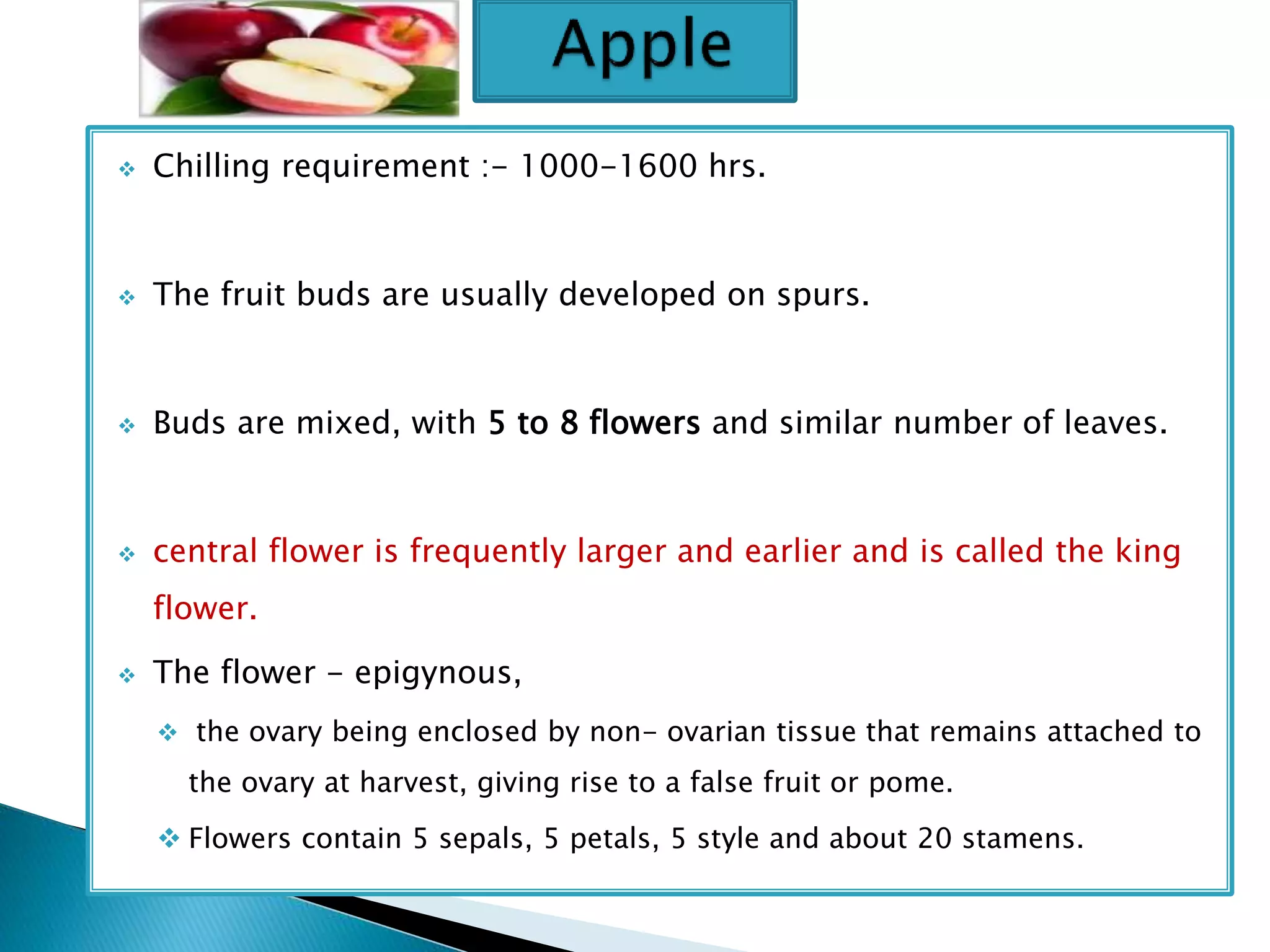Physiology of flowering and fruiting of important fruit crops | PPTX