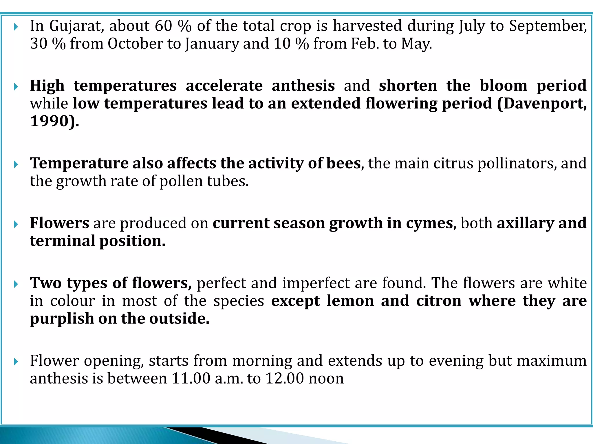 Physiology of flowering and fruiting of important fruit crops | PPTX