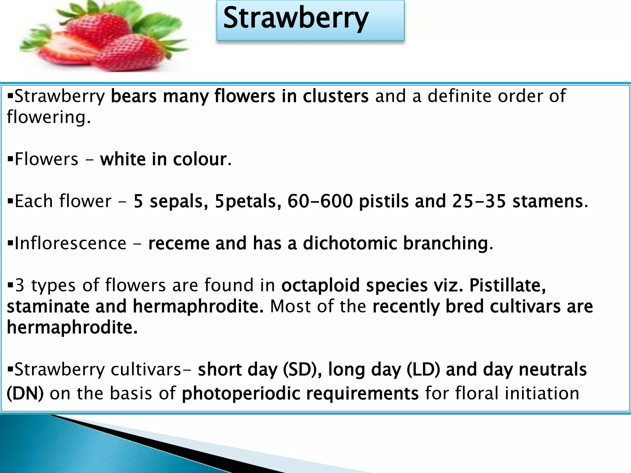 Physiology of flowering and fruiting of important fruit crops | PPTX