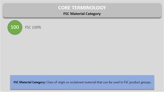 FSC chain of custody management system training | PPTX