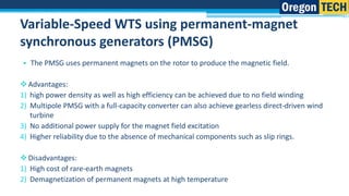 Full-scale converter for synchronous wind turbine generators | PPTX