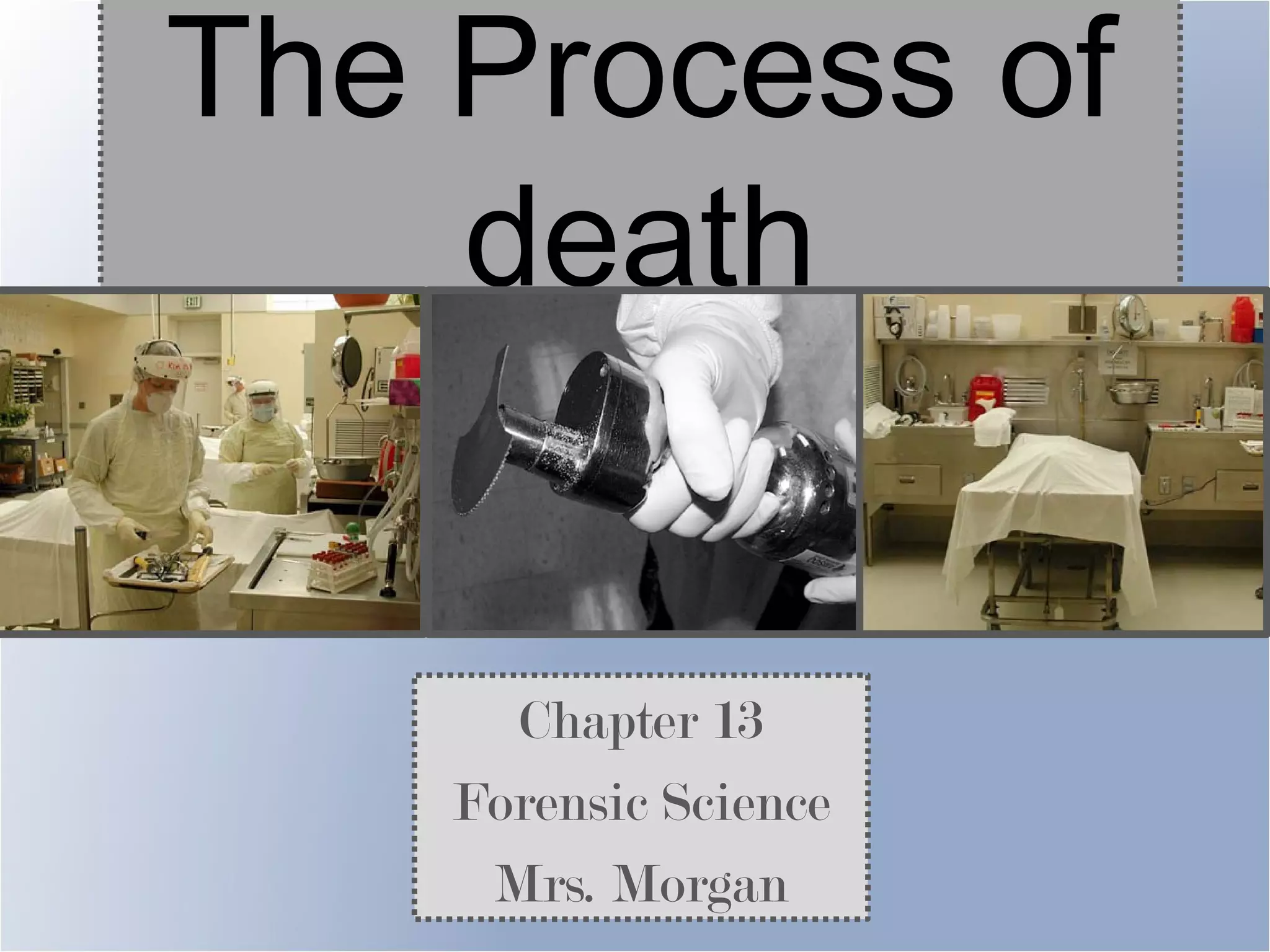 Chapter 13 - Process of Death | PPT
