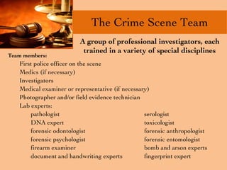 Forensics ch 1 notes | PPT