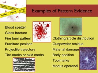 Forensics Ch 2 notes | PPT