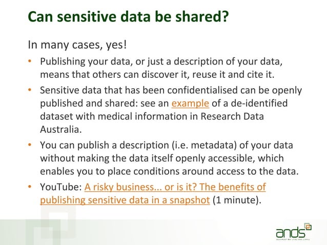 FSCI Sharing sensitive data | PPTX