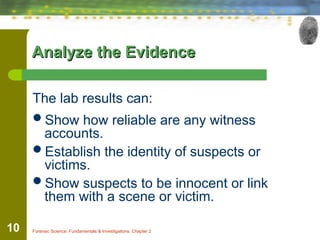 FORENSIC SCIENCE CRIME SCENE INVESTIGATION | PPT