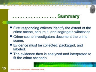 FORENSIC SCIENCE CRIME SCENE INVESTIGATION | PPT