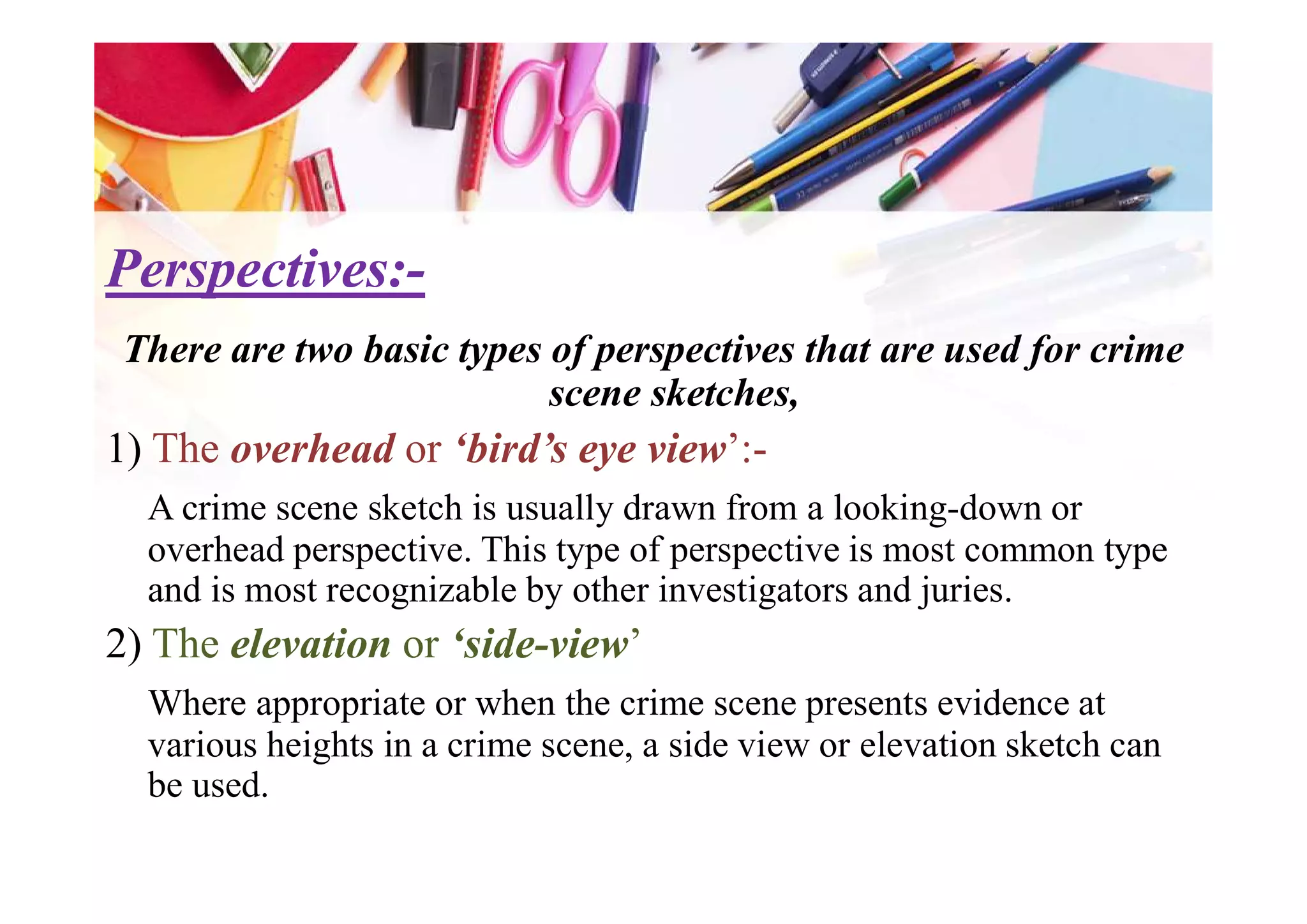 Crime Scene Documentation_Sketching | PDF