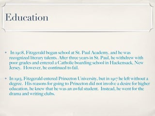 F. Scott Fitzgerald | PPT