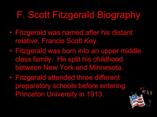 F Scott Fitzgerald | PPT
