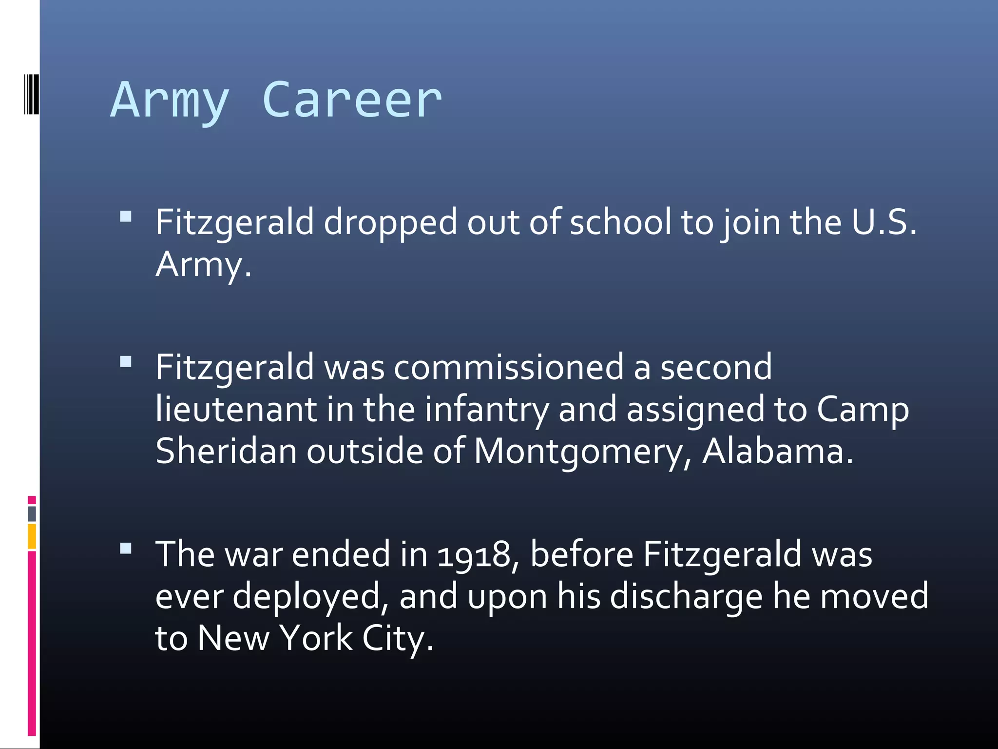 F Scott Fitzgerald | PPT