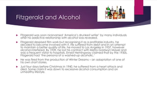 F scott fitzgerald presentation | PPTX