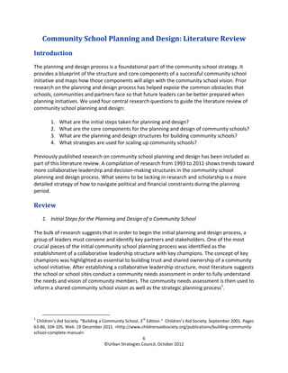 Community School Planning & Design | PDF