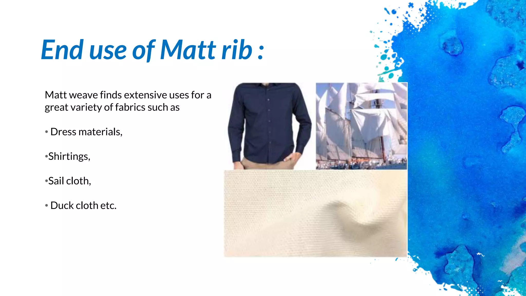 Plain, Twill and Sateen Weave | PPTX