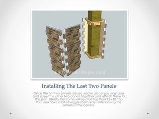 How To Install Faux Stone Columns For Porch Pillars | PPT