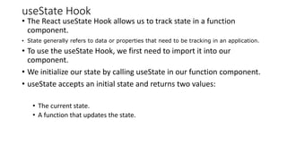 React API and Hooksfjhfhjfjhfhjfjfjhfjhf | PPTX