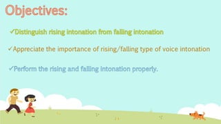 Rising and Falling Intonation | PPTX