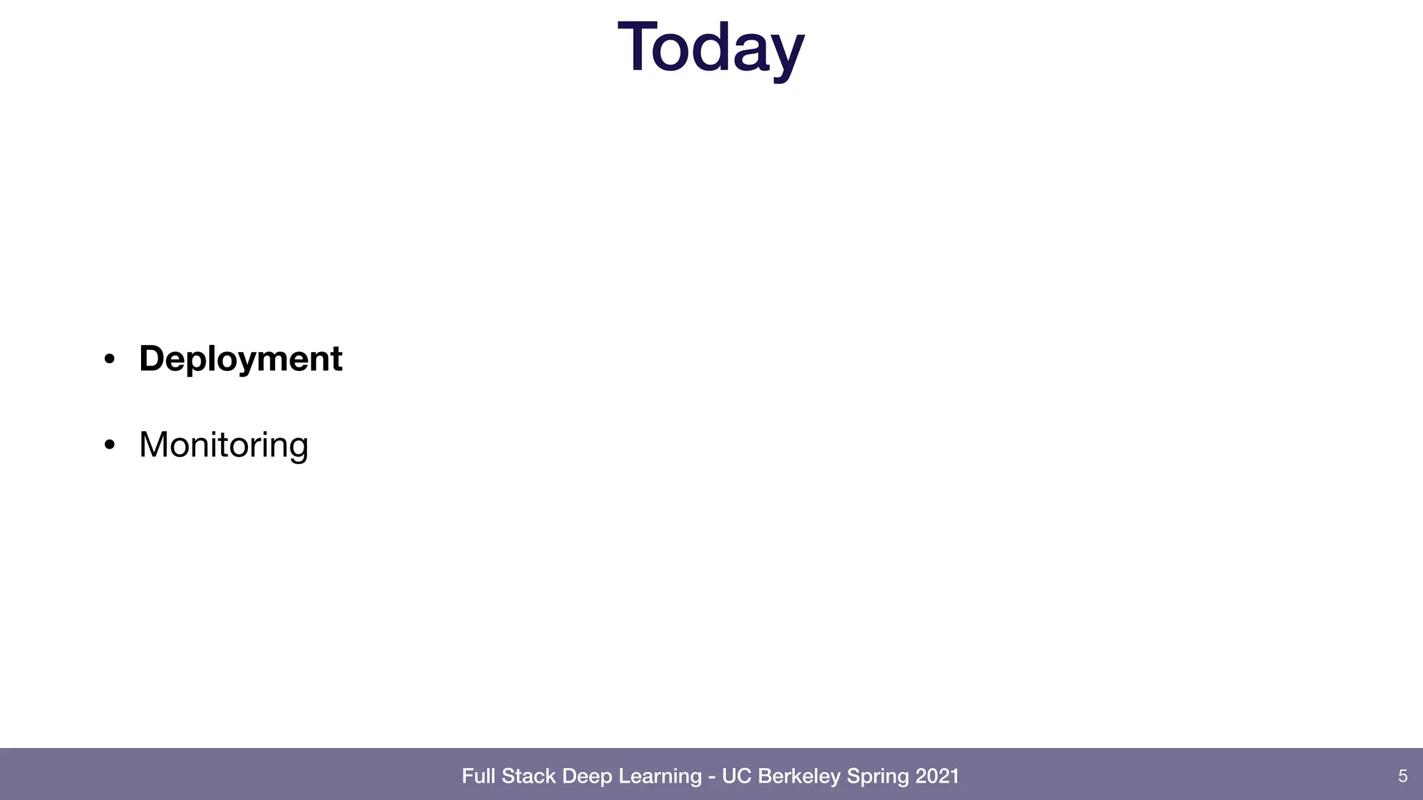 Lecture 11: ML Deployment & Monitoring (Full Stack Deep Learning ...