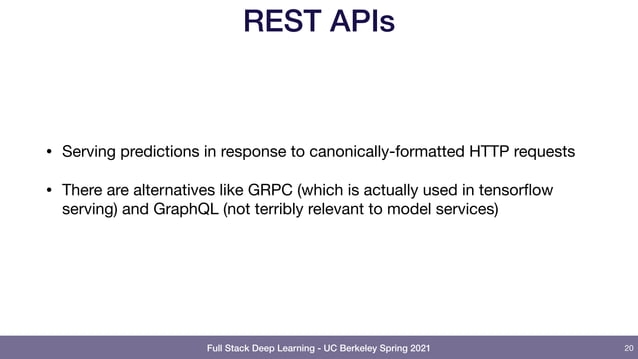 Lecture 11 Ml Deployment And Monitoring Full Stack Deep Learning Spring 2021 Pdf