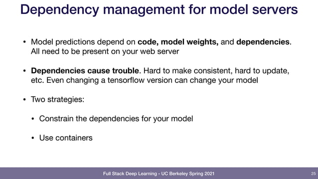 Lecture 11: ML Deployment & Monitoring (Full Stack Deep Learning ...