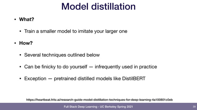 Lecture 11: ML Deployment & Monitoring (Full Stack Deep Learning ...