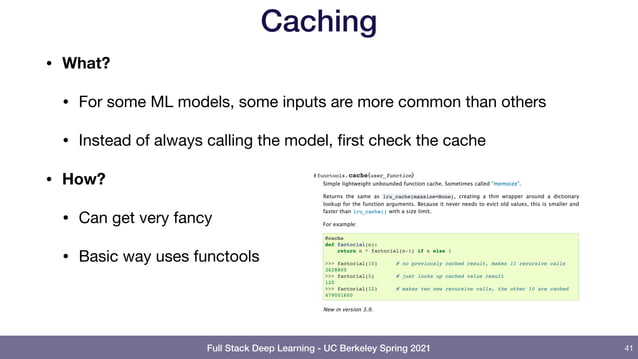 Lecture 11: ML Deployment & Monitoring (Full Stack Deep Learning - Spring 2021) | PDF