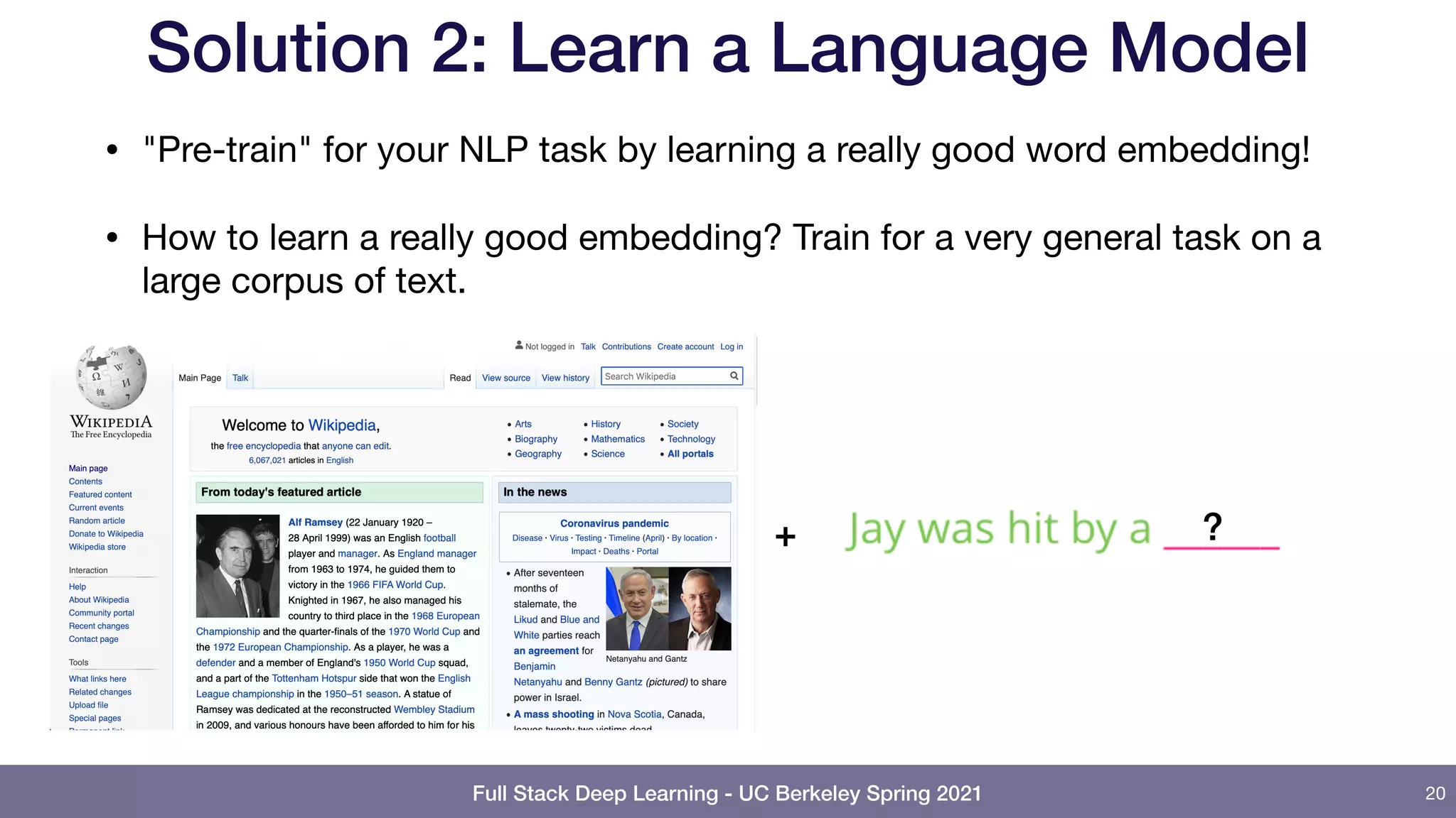 Lecture 4 Transformers Full Stack Deep Learning Spring 2021 Pdf Artificial Intelligence