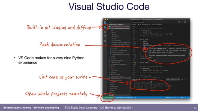 Lecture 6: Infrastructure & Tooling (Full Stack Deep Learning - Spring 2021) | PPT