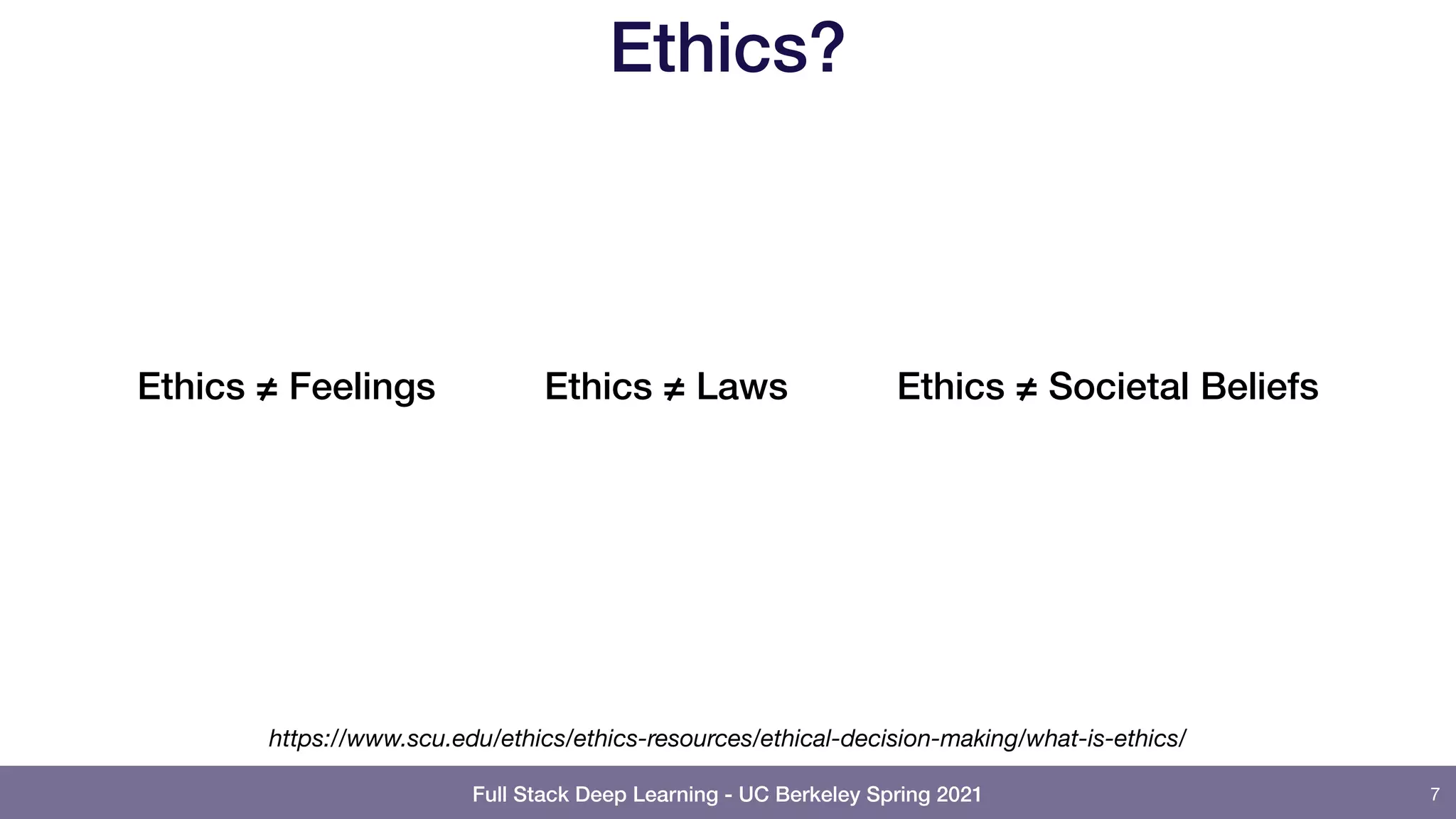 Lecture 9: AI Ethics (Full Stack Deep Learning - Spring 2021) | PDF