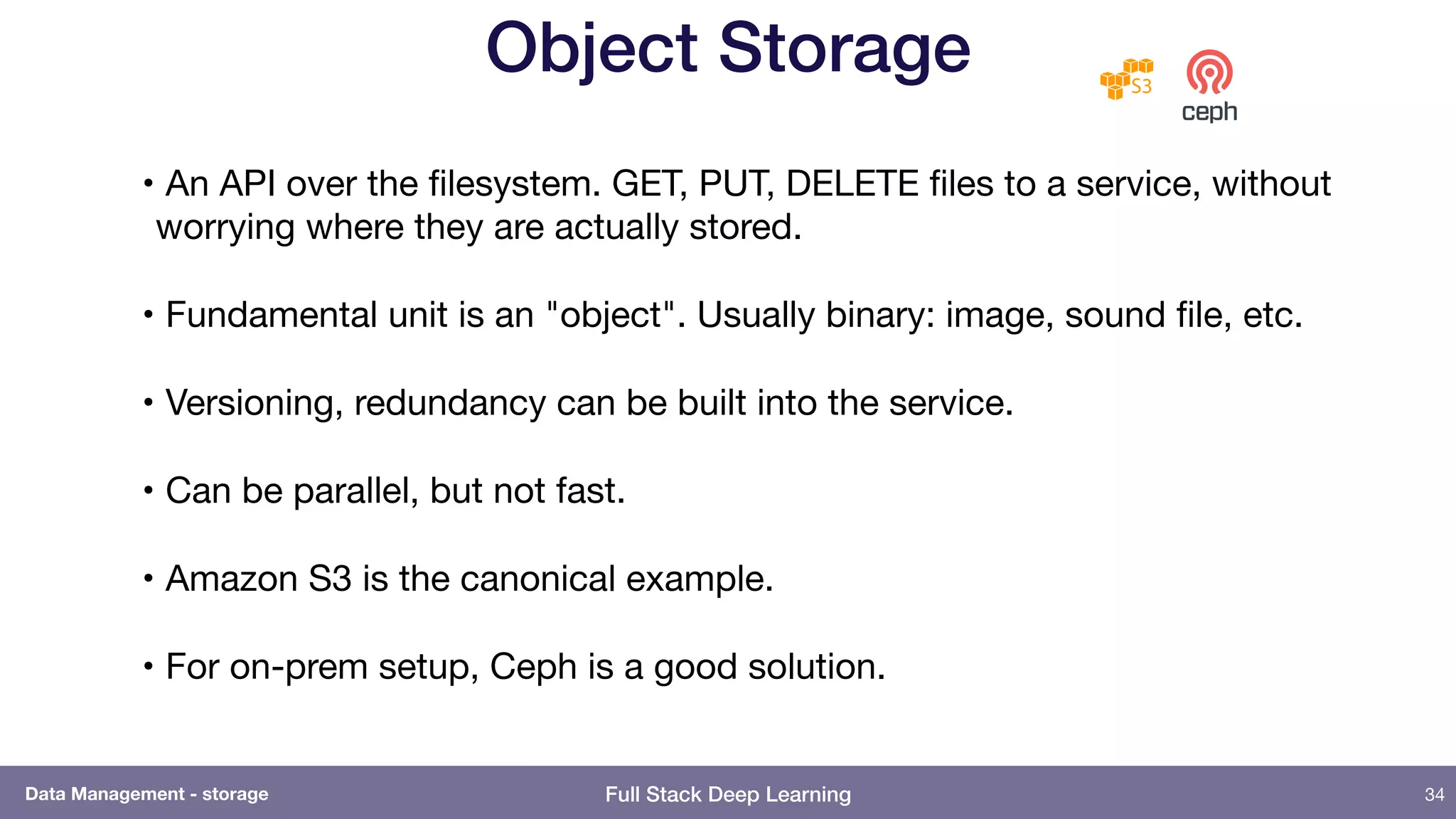 Data Management - Full Stack Deep Learning | PDF