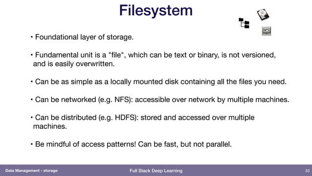 Data Management - Full Stack Deep Learning | PDF