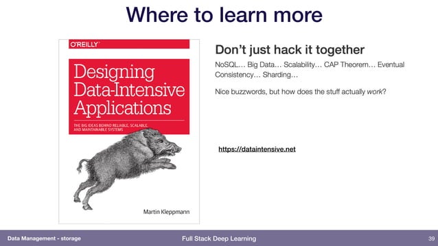 Data Management - Full Stack Deep Learning | PDF