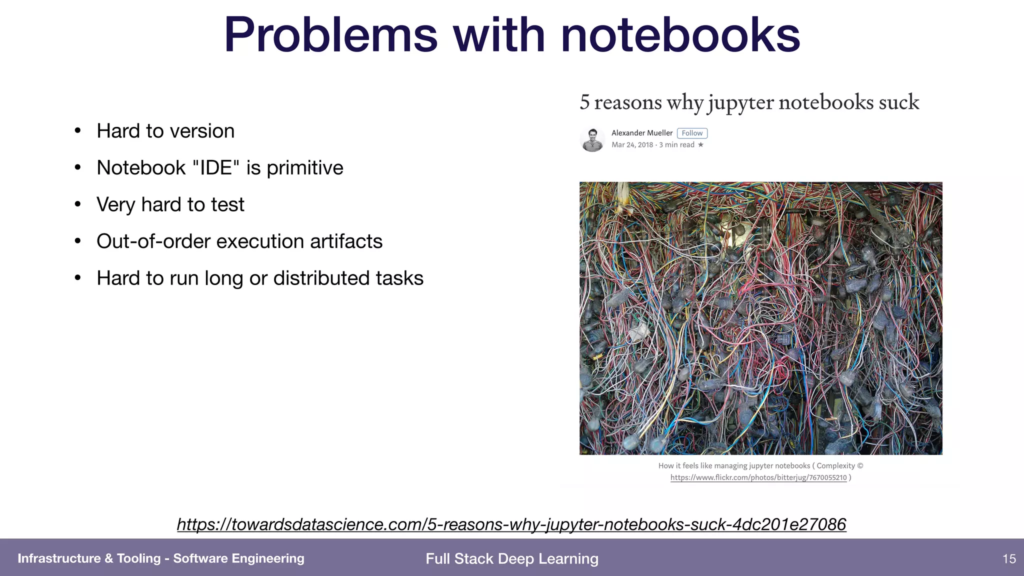 Infrastructure And Tooling Full Stack Deep Learning Ppt