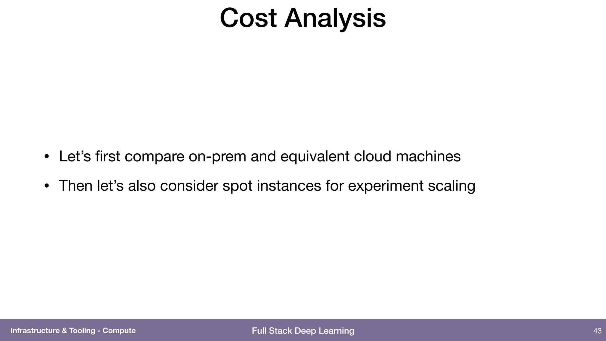 Infrastructure And Tooling Full Stack Deep Learning Ppt