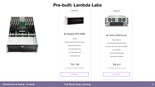 Infrastructure And Tooling Full Stack Deep Learning Ppt