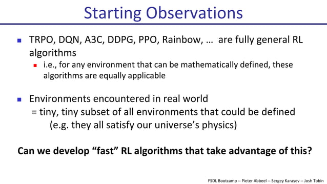 Research Directions - Full Stack Deep Learning | PPT