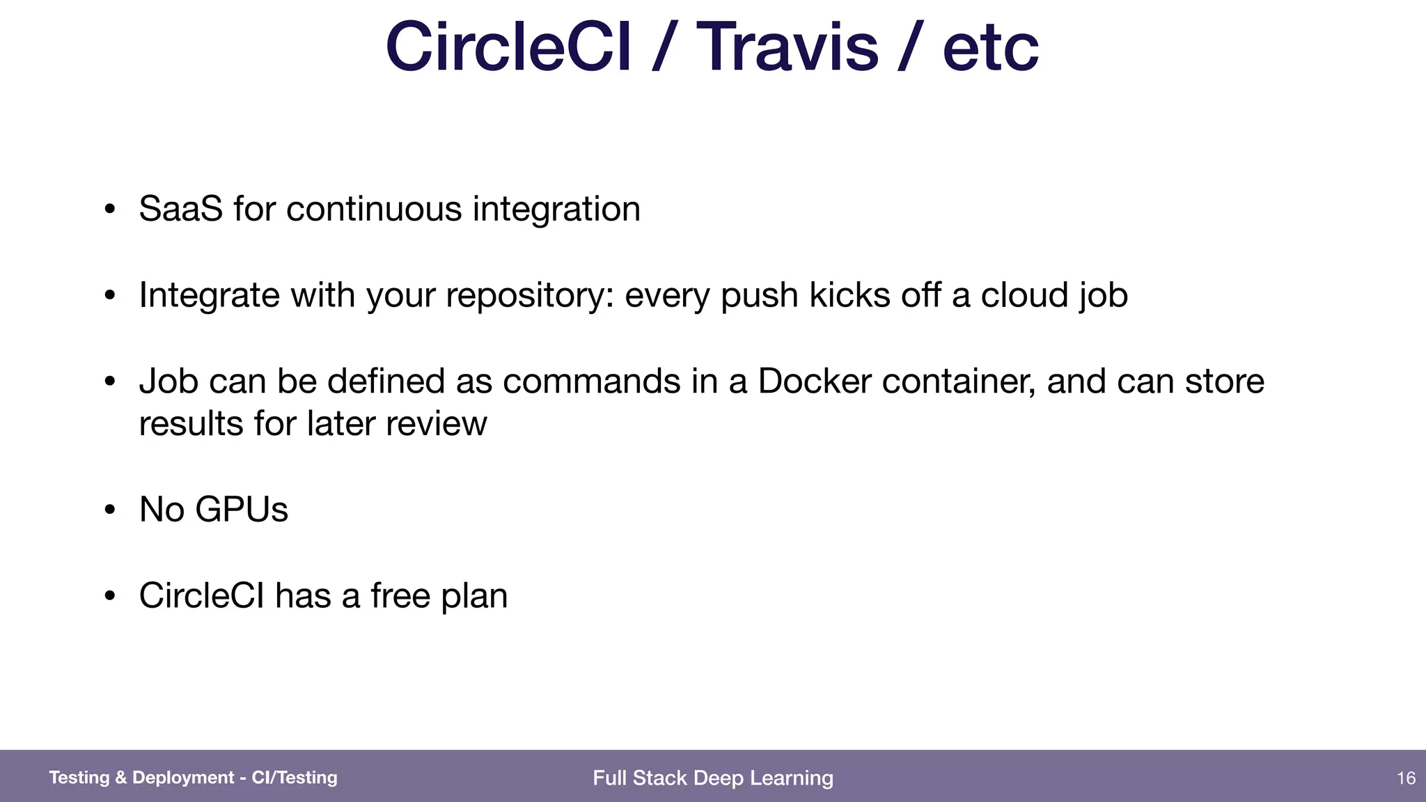 Testing and Deployment - Full Stack Deep Learning | PPT | Free Download