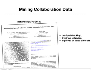 Mining Development Repositories to Study the Impact of Collaboration on ...