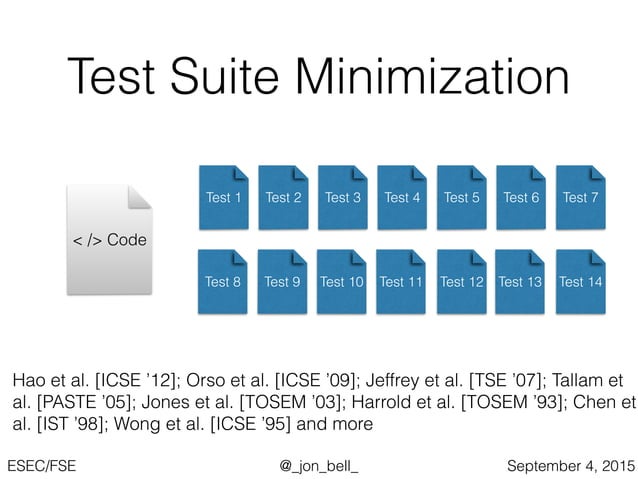 Efficient Dependency Detection For Safe Java Test Acceleration Pdf