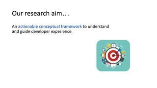 An Actionable Framework for Understanding and Improving Developer ...