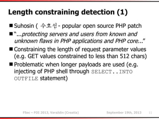 Heuristic methods used in sqlmap | PDF