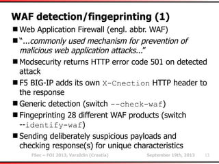 Heuristic methods used in sqlmap | PDF