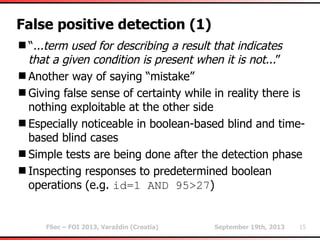 Heuristic methods used in sqlmap | PDF