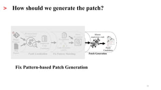 iFixR: Bug Report Driven Program Repair | PPT