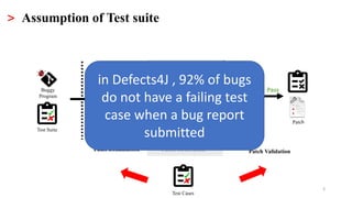 iFixR: Bug Report Driven Program Repair | PPT