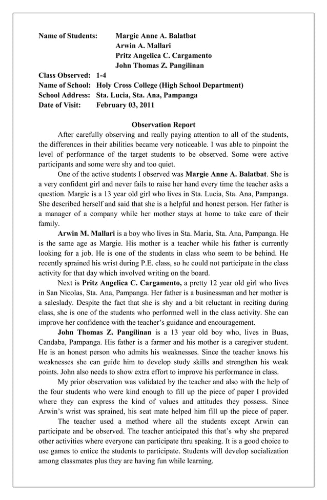 FS 1 Episode 4 | DOCX | Educational Assessment | Education