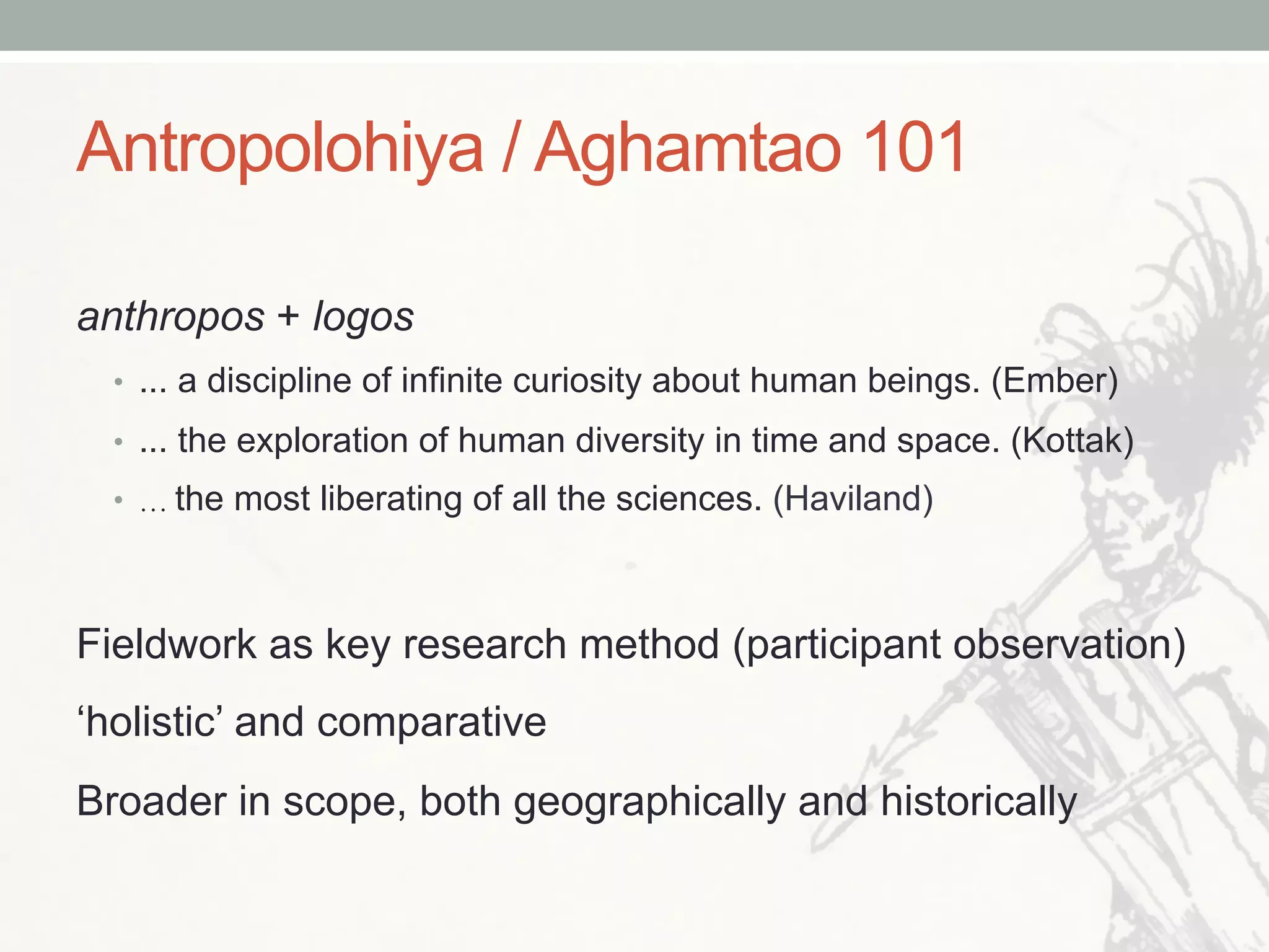 Philippine anthropology | PDF